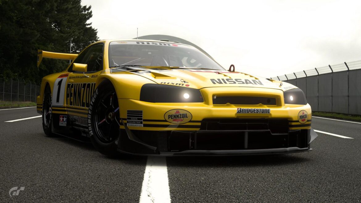 A História do PENNZOIL NISMO Nissan Skyline GT-R (R34) GT500 JGTC 1999 ...